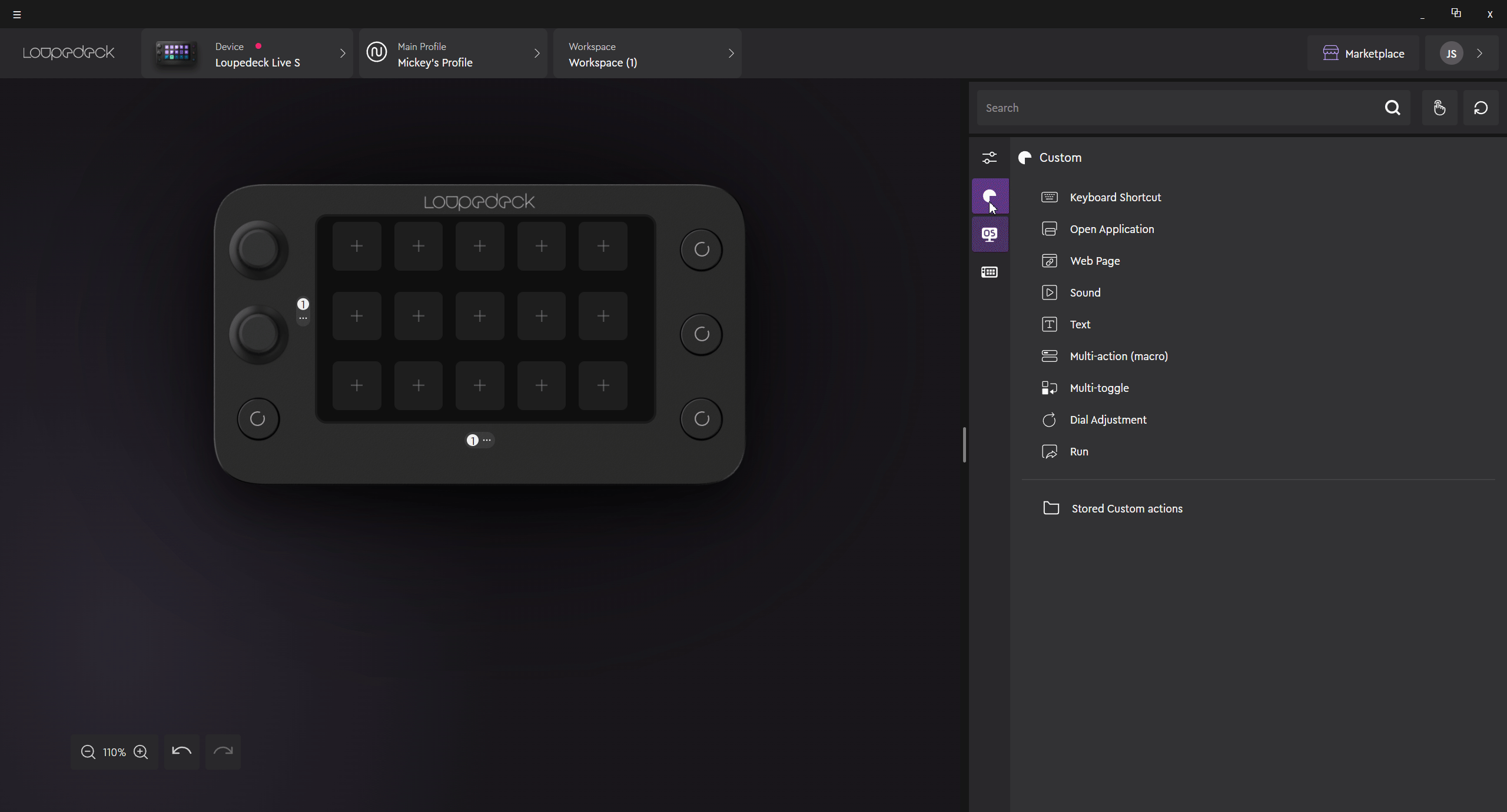 How do I assign and unassign actions and adjustments?